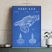 Mordern Nerf Gun Patent Print - Scientific Wall Art | Chalkboard ...