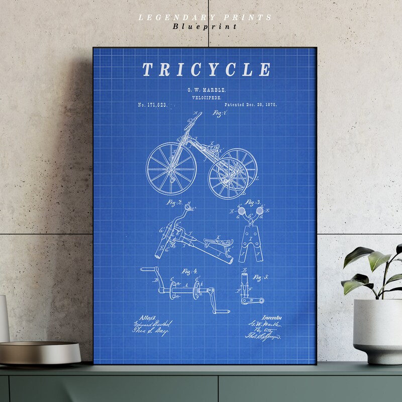 Vintage Tricycle - Etsy