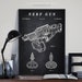 Mordern Nerf Gun Patent Print - Scientific Wall Art | Chalkboard ...