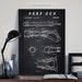 Original Nerf Gun Patent Print - Scientific Wall Art | Chalkboard ...