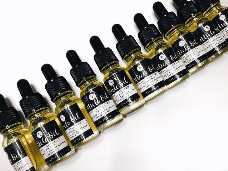 Nail Cuticle Oil Treatment Dropper Bottle 100% Natural and | Etsy