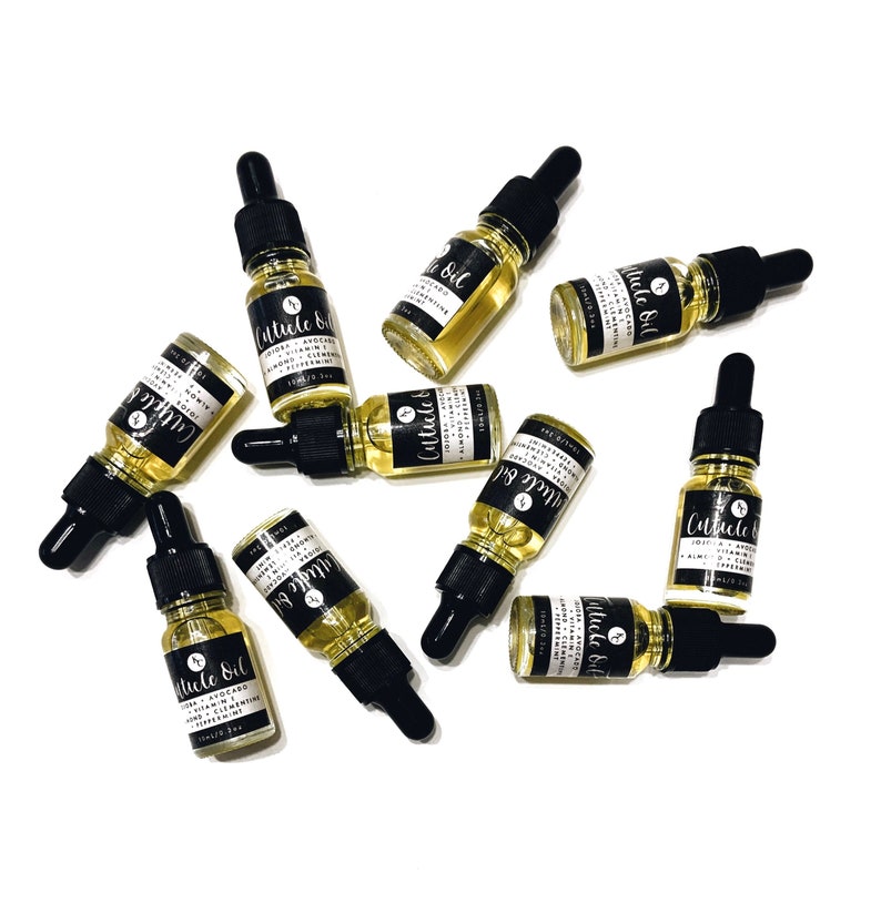 Nail Cuticle Oil Treatment Dropper Bottle 100% Natural and | Etsy