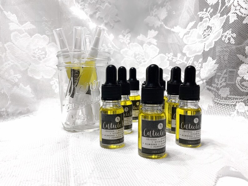 Nail Cuticle Oil Treatment Dropper Bottle 100% Natural and | Etsy