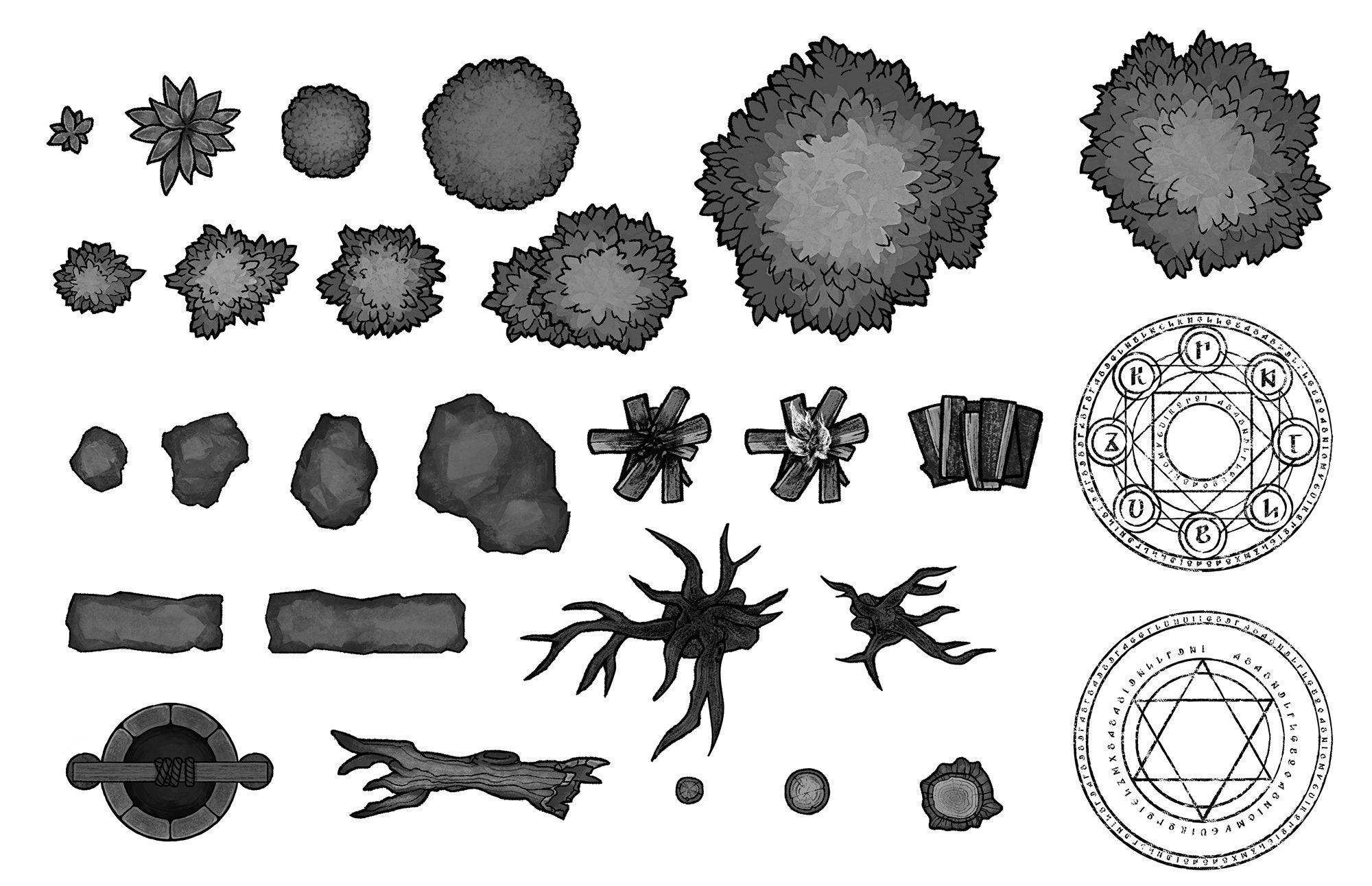 Map Making Brushes for Procreate - Etsy