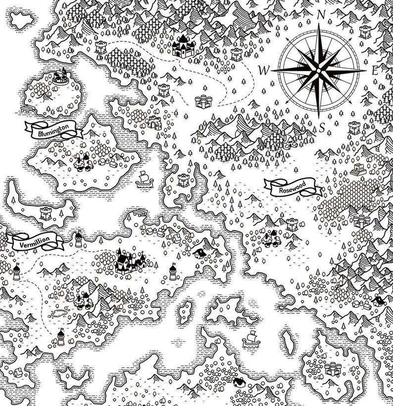 Procreate Brushes for Fantasy Map - Etsy