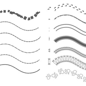 Map Making Brushes for Photoshop - Etsy