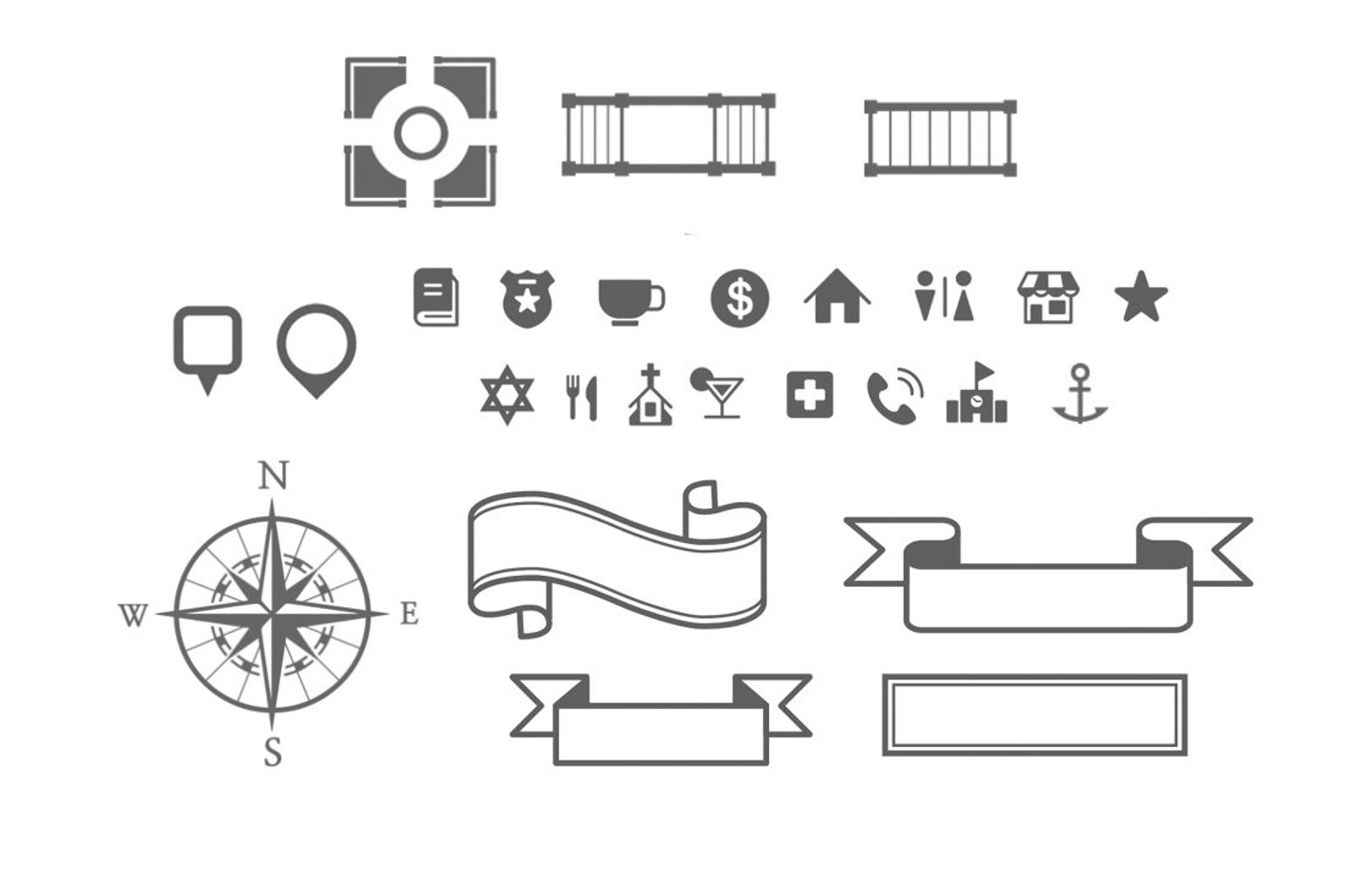 Map Making Brushes for Procreate - Etsy