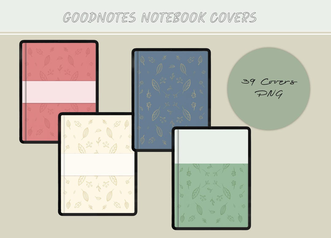 Goodnotes Notebook Covers - Etsy