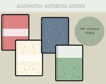 Goodnotes Notebook Covers Set of 20 - Etsy