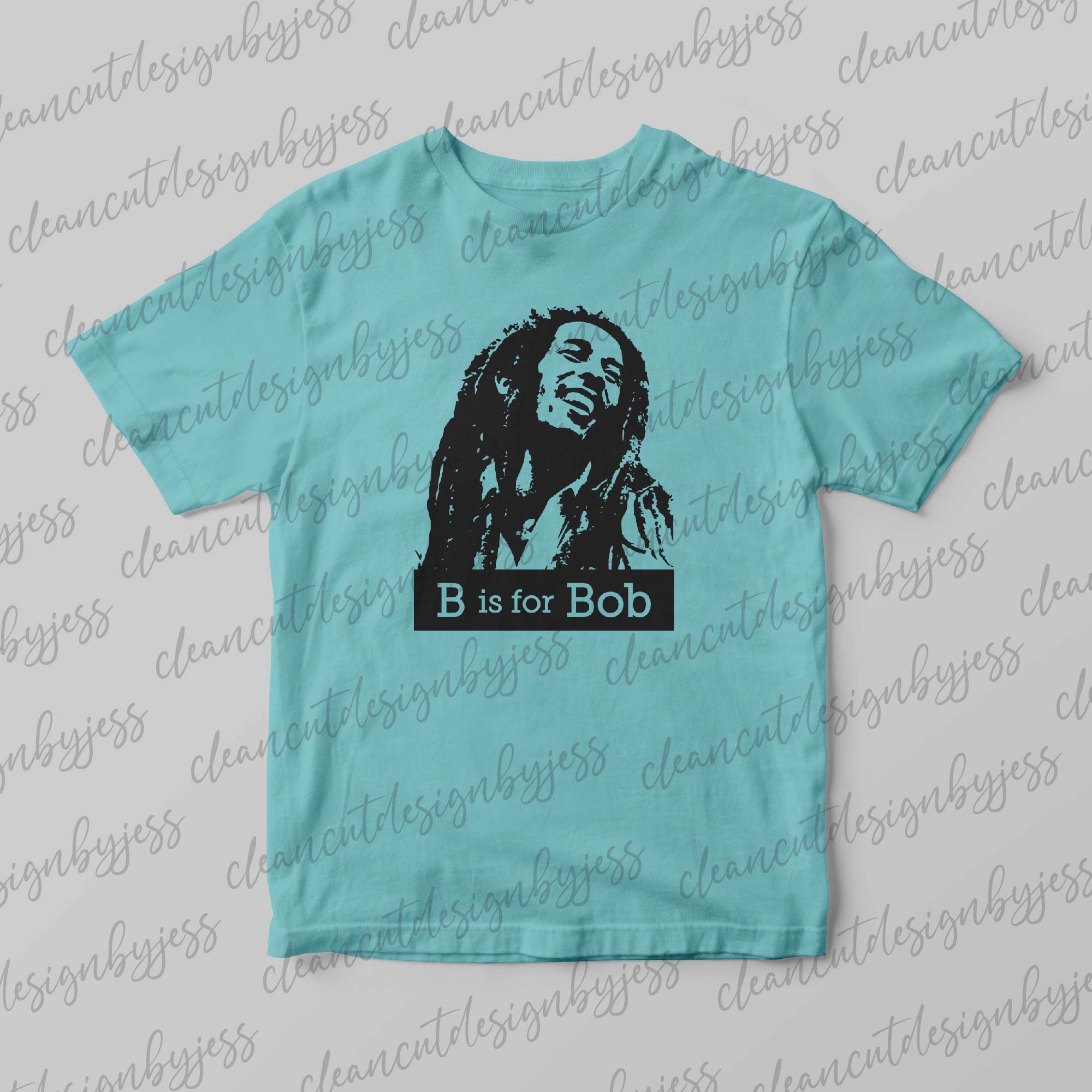 B is for Bob, Bob Marley, SVG, Cut Ready Digital File, Reggae, One Love ...