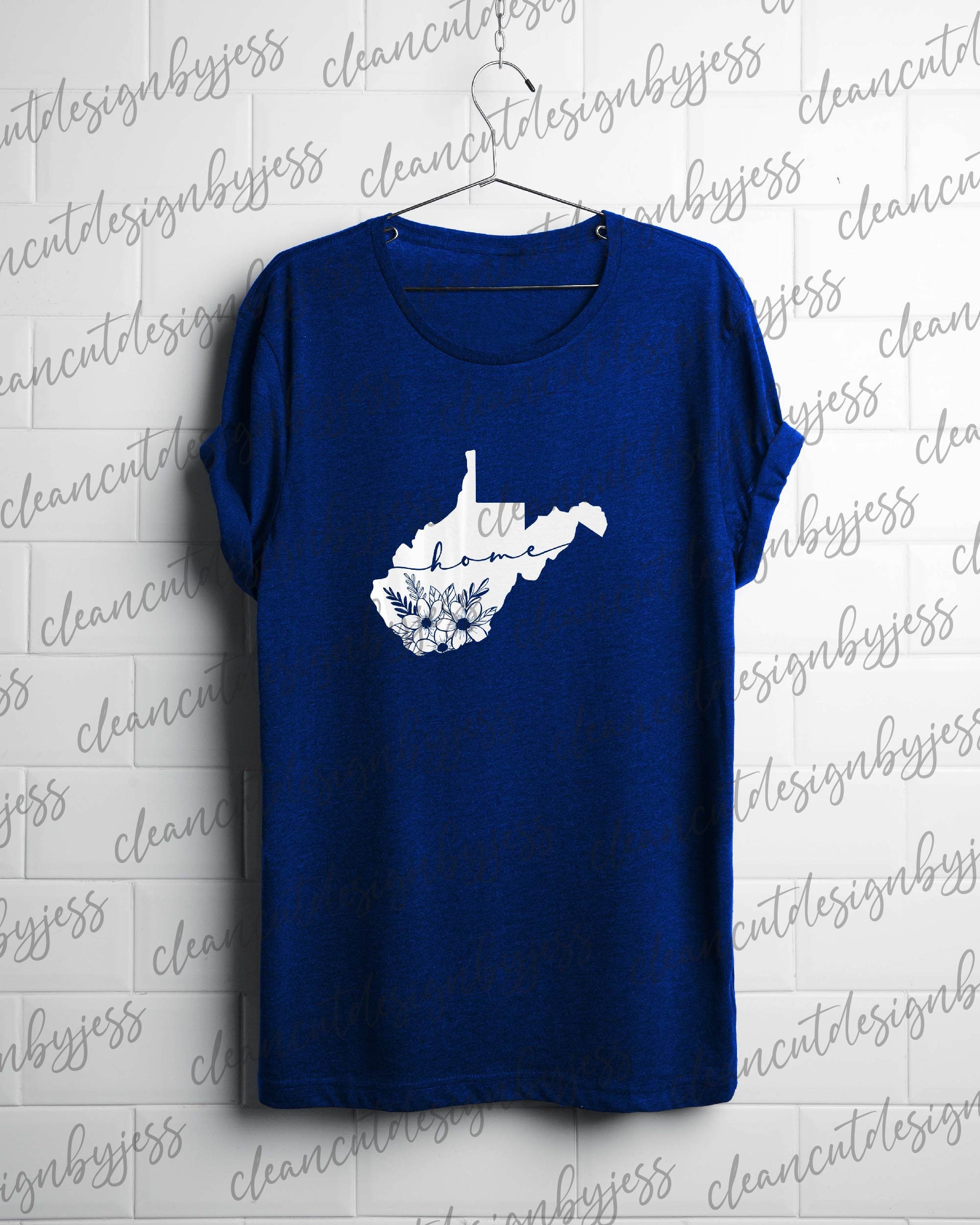 Wv Floral, West Virginia, Home, State Shape, Wv Home, WVU, Cut Ready ...