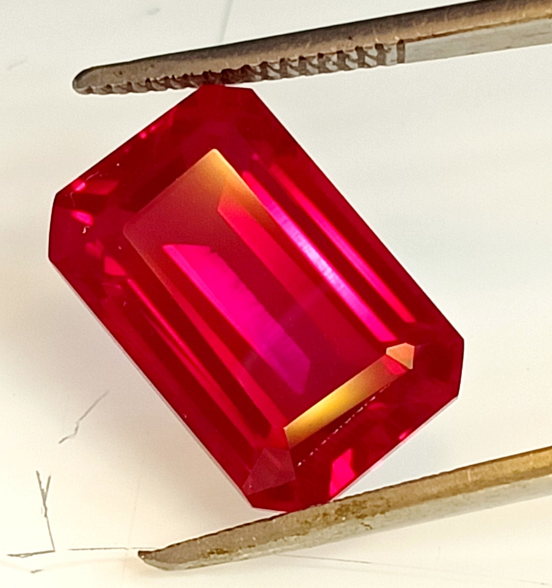 Mozambique Red Ruby Loose Gemstone Loose Ruby Stone Octagon Shape ...