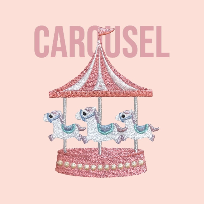 Carousel Horse Embroidery - Etsy