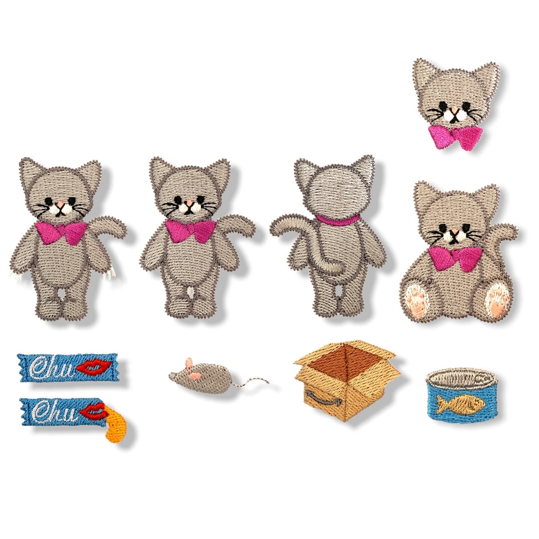 Cat Machine Embroidery Design Set,instant Download - Etsy