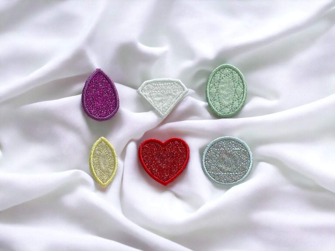 Gem Applique Machine Embroidery Design ,instant Download - Etsy