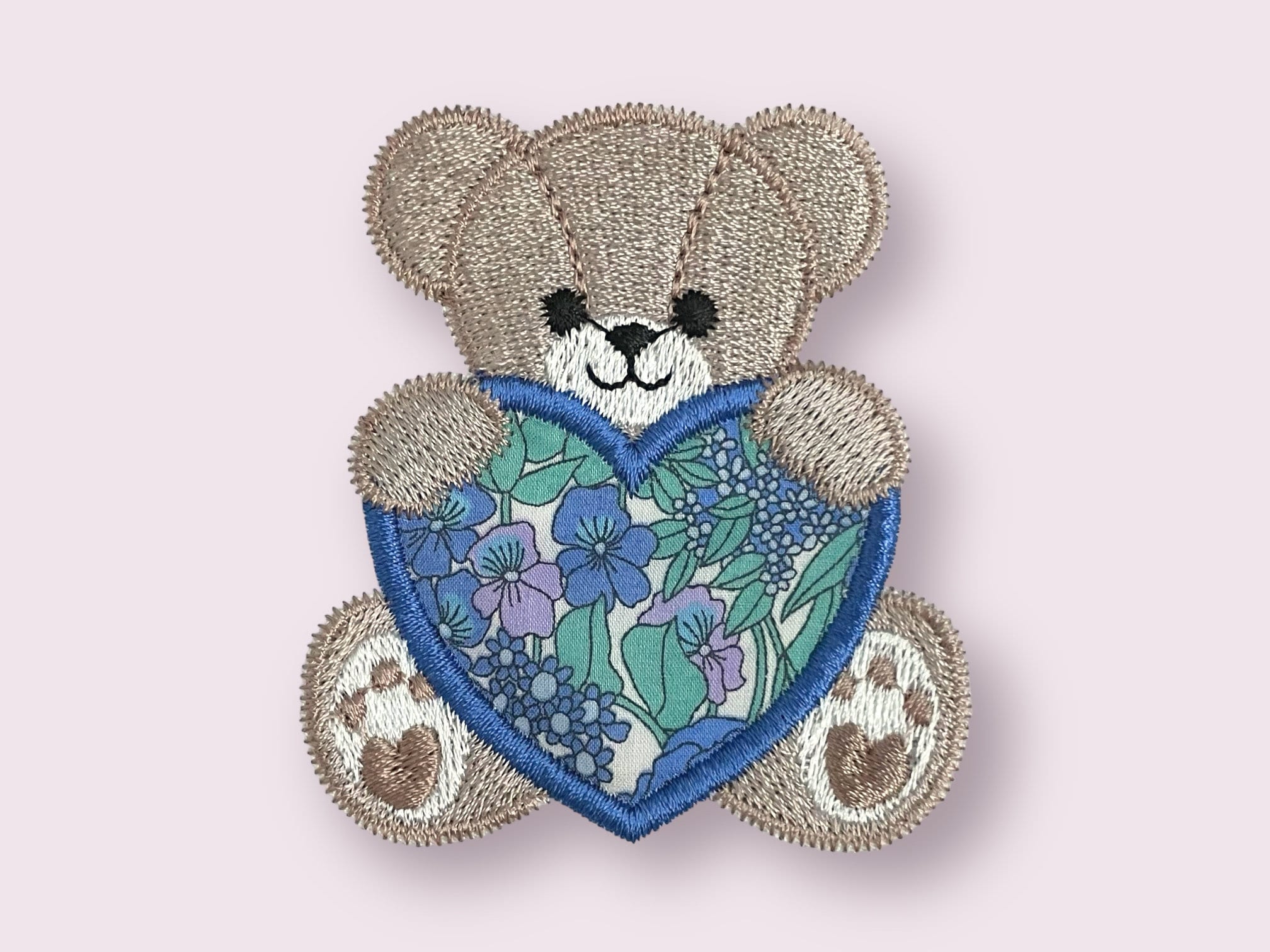 Teddybear Heart Machine Embroidery Design applique ,instant Download - Etsy