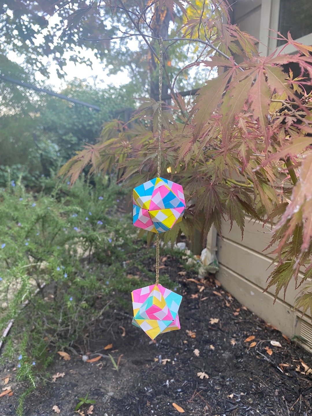 Origami Kusudama Ball Ornament - Etsy