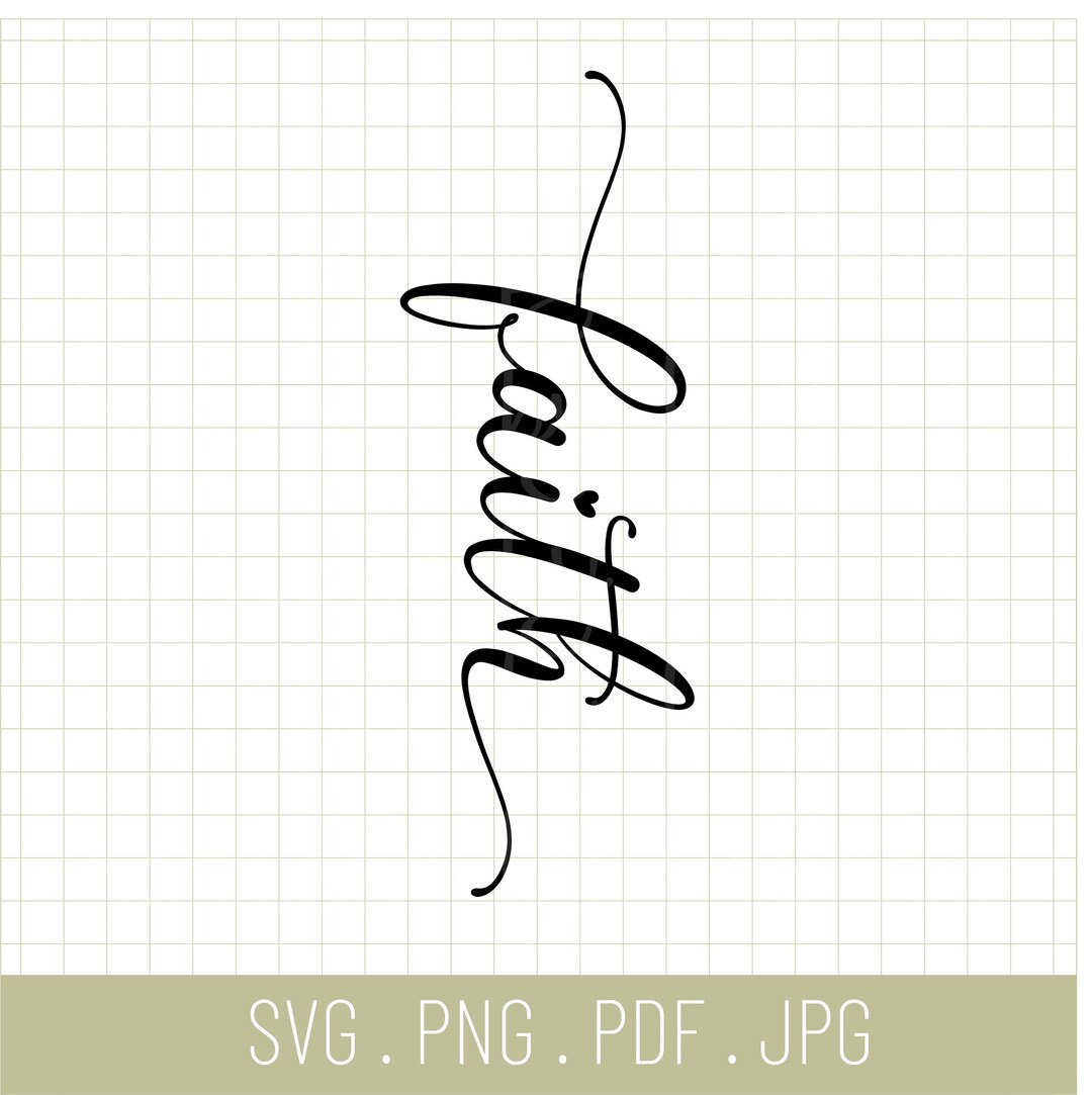 Faith Cross Instant Digital Download Svg, Ai, Dxf, Eps, Png, Studio3 ...