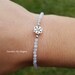 Sterling Silver Snowflake Bracelet With Inspirational Card - Beaded ...