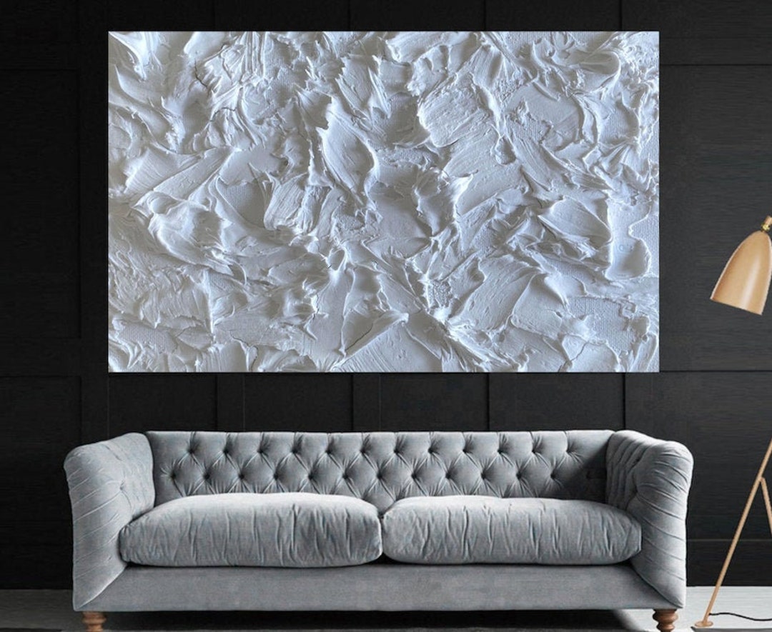 Original Handmade Heavy Texture Painting Minimalist Oversize Abstract ...