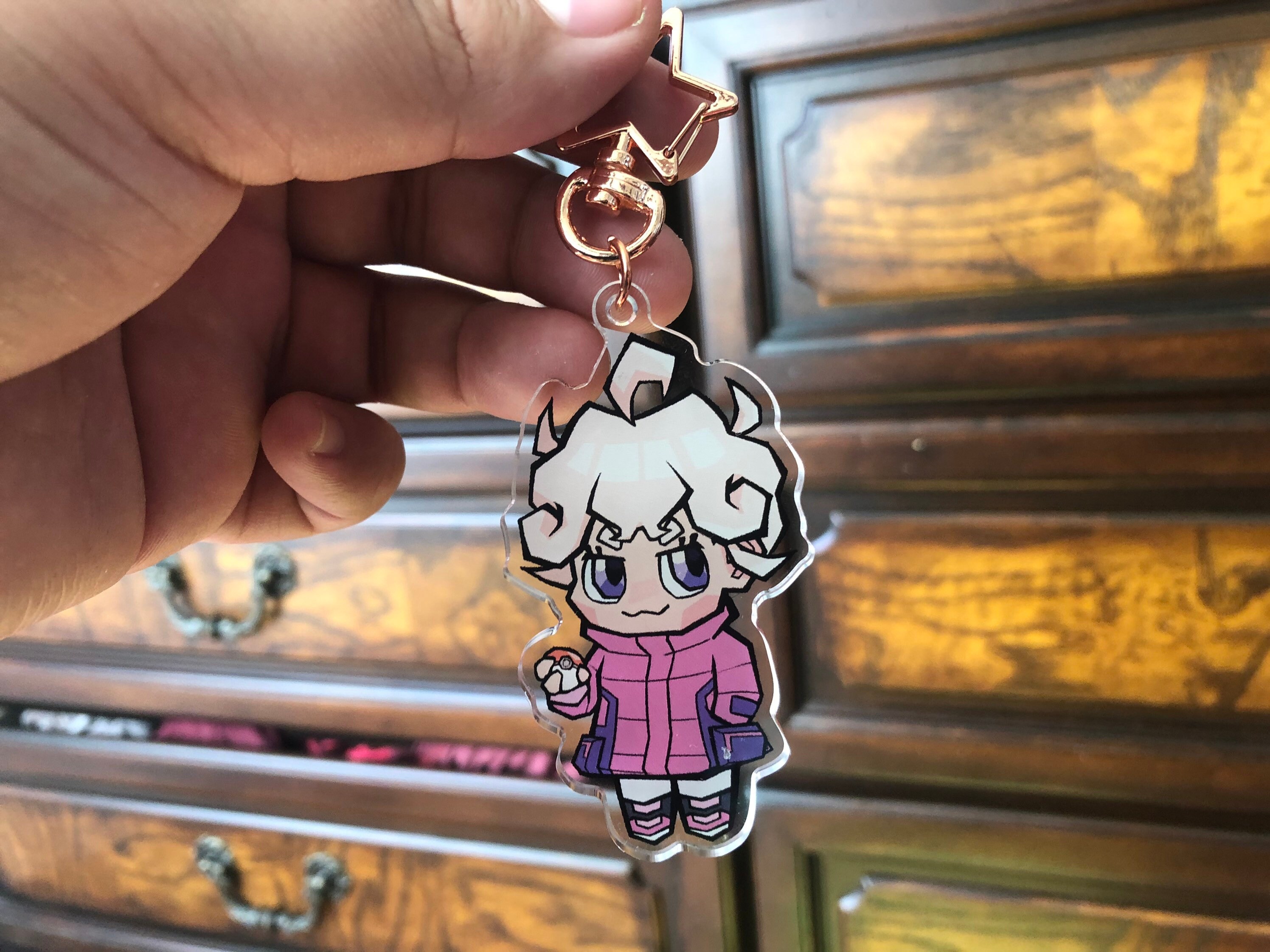 Bede Gloria Hop Acrylic Charm Fairy Bede Glitter Charm 2.5 - Etsy