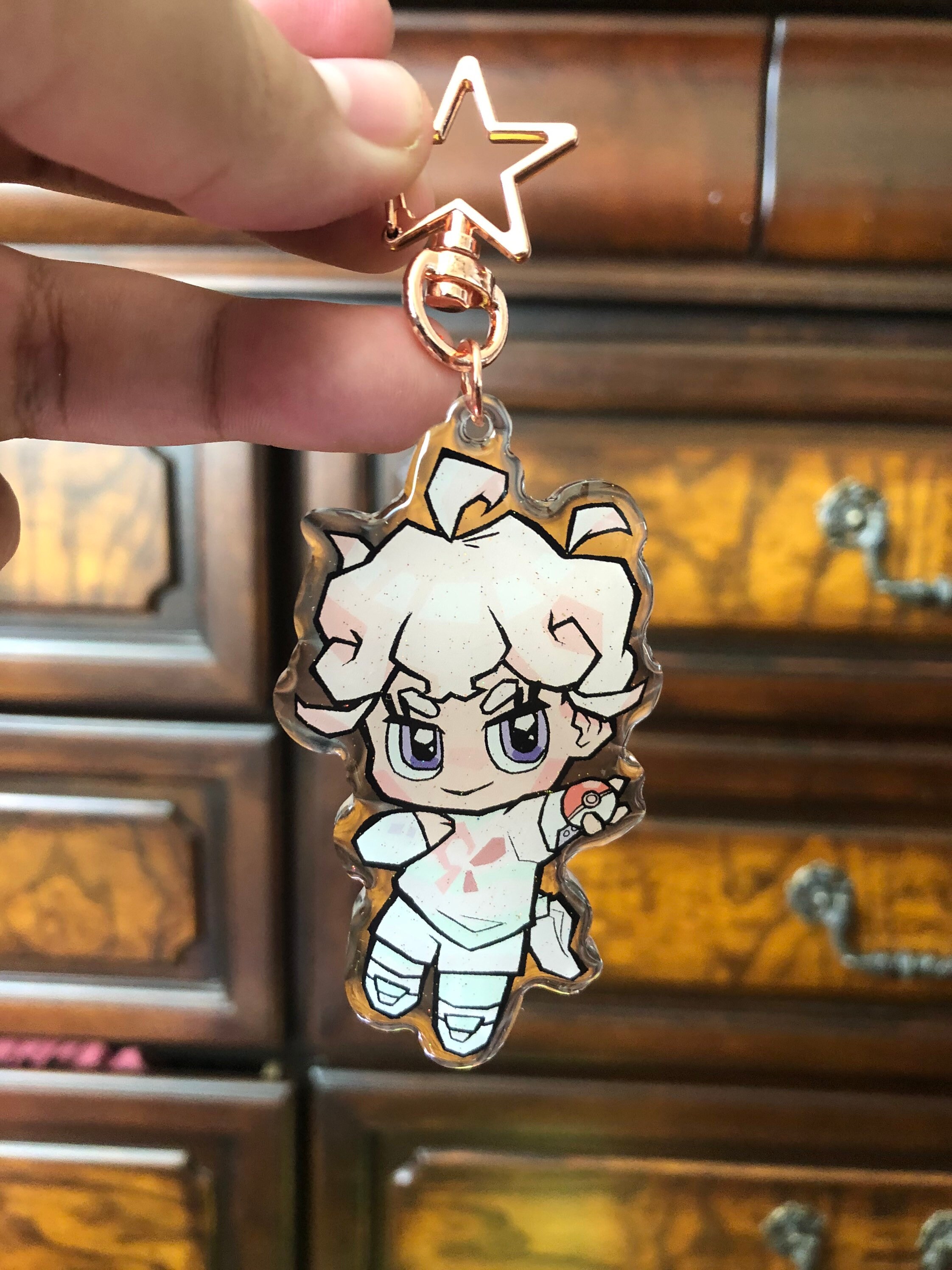 Bede Gloria Hop Acrylic Charm Fairy Bede Glitter Charm 2.5 | Etsy