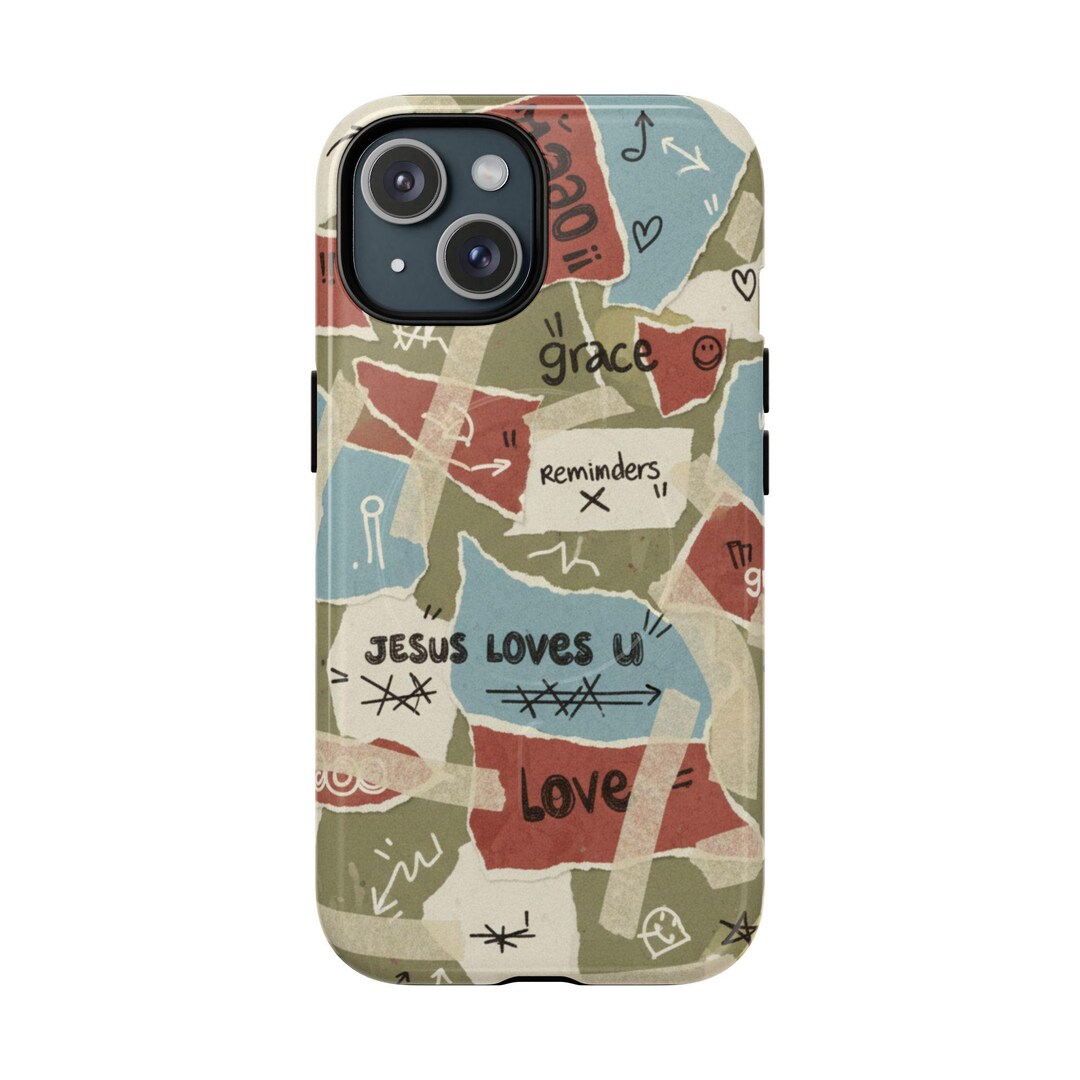 Jesus Loves U Collage iPhone Case - Etsy