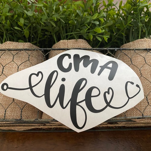 Certified Medical Assistant Svg Bundle CMA Svg Heart Svg | Etsy