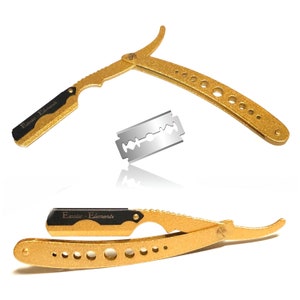 Exclusive Limited Edition Gold Barber Straight Edge Razor - Etsy