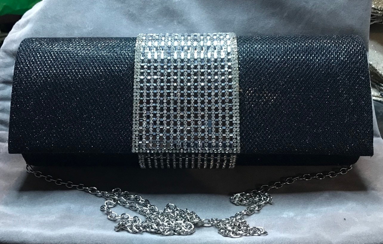 Luxury Crystal Clutches for Women Clutch Evening Bag Black and - Etsy