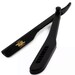 Black and Gold Cut-throat Barber Shaving Razor Straight Edge Beard ...