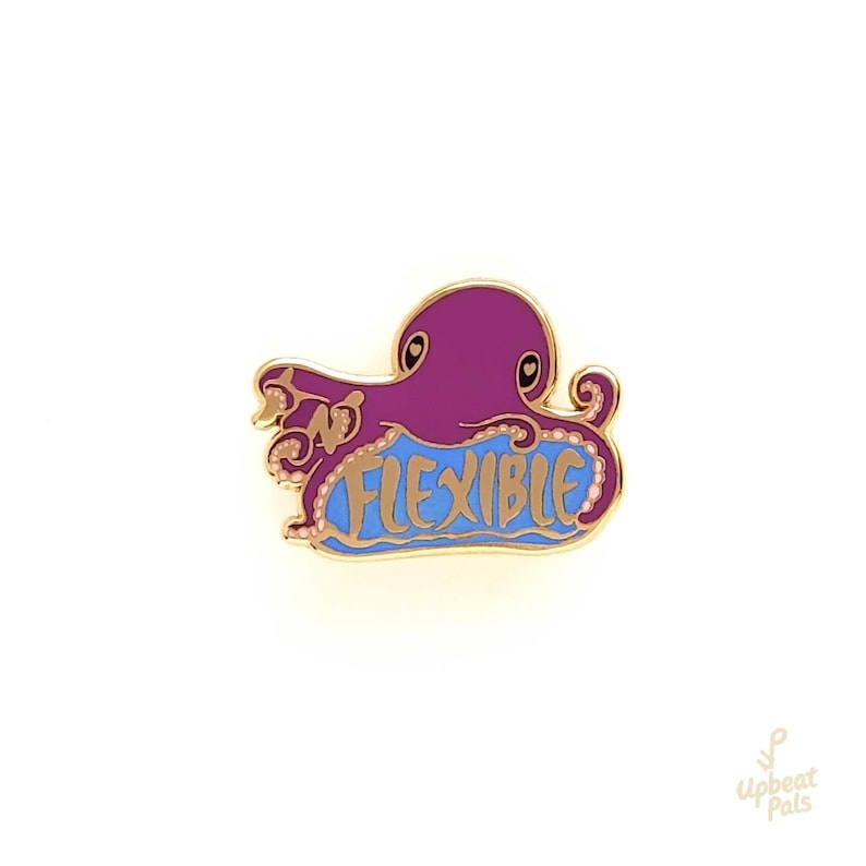 Octopus Enamel Pin - Etsy