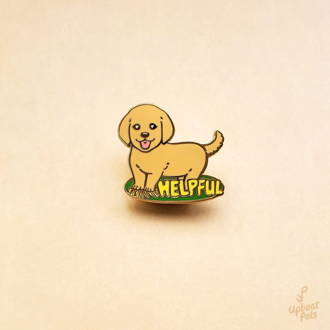 Golden Retriever Puppy Dog Helpful Pin | Etsy
