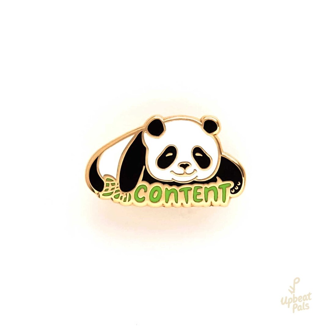 Panda Enamel Pin - Etsy