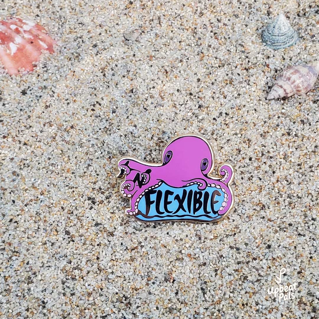 Octopus Enamel Pin - Etsy