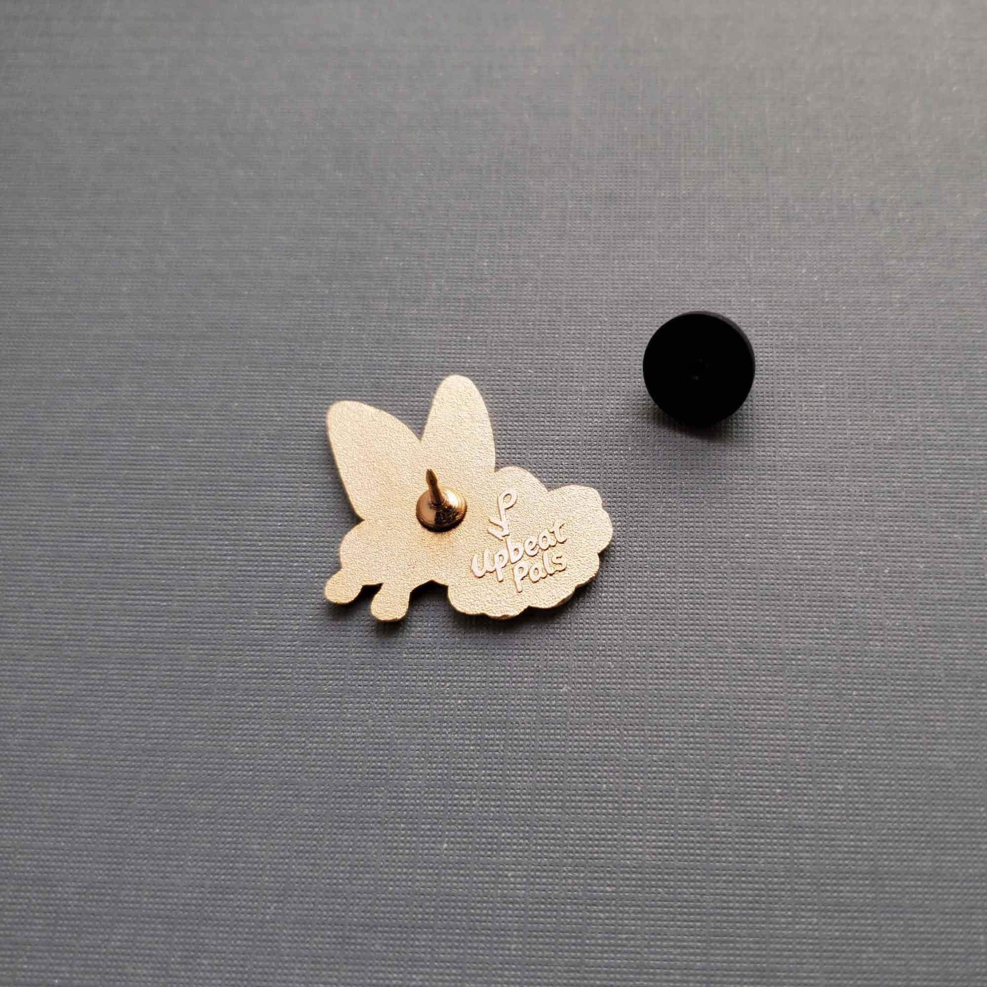 Butterfly and Flower Pin Glow in the Dark | Etsy