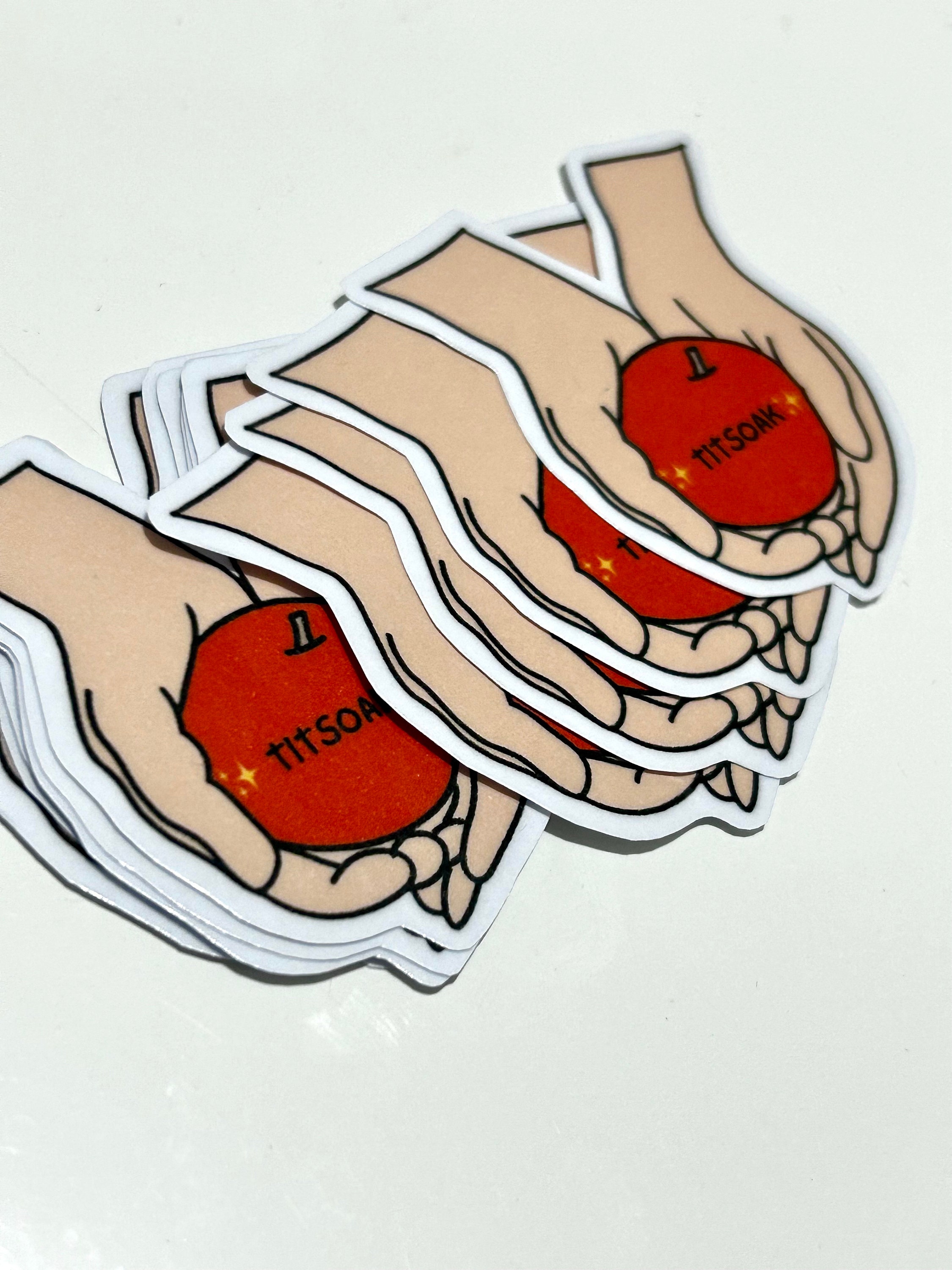 TITSOAK Twilight Inspired Sticker Vampire Meme Twilight Apple - Etsy