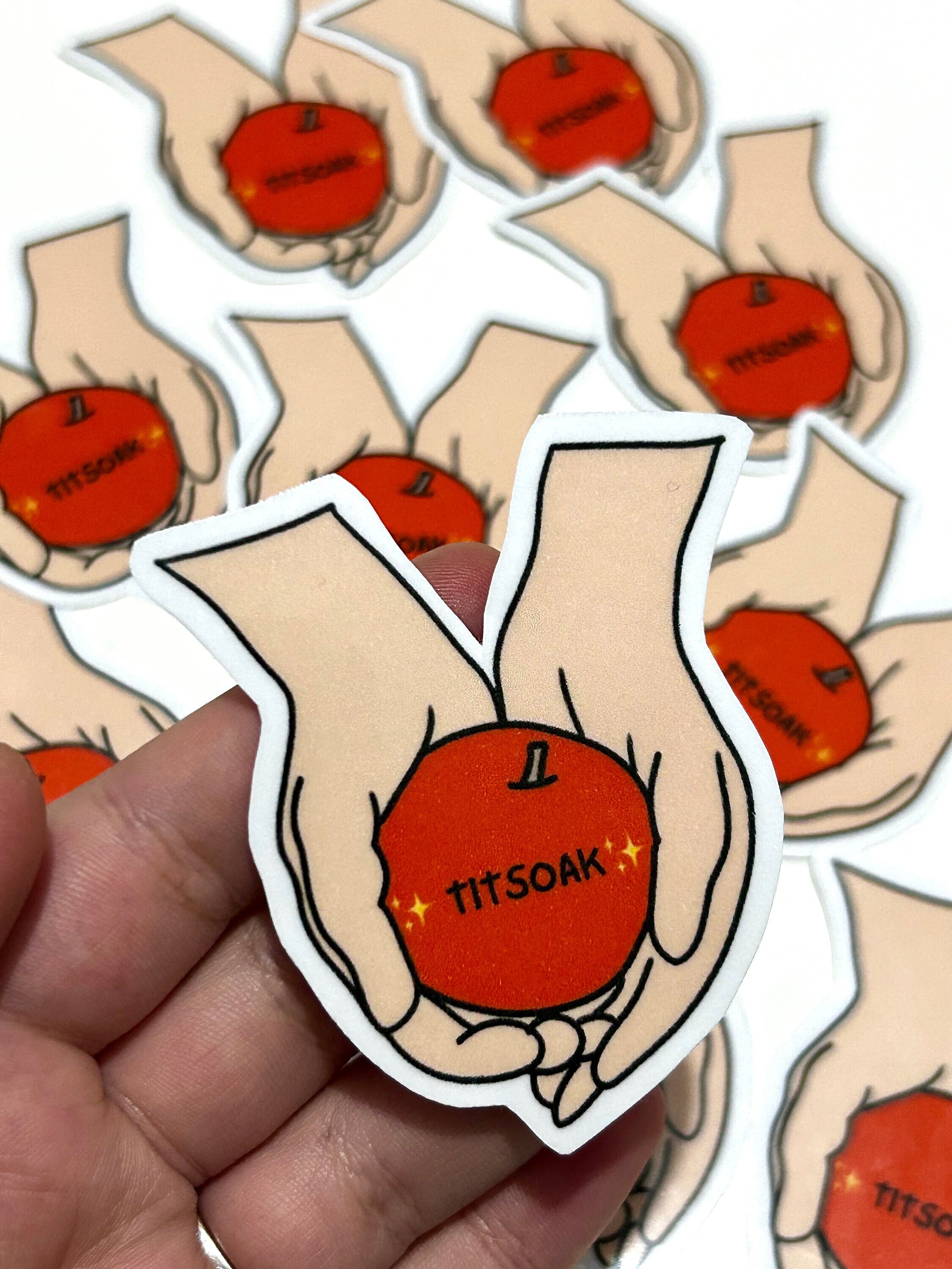 TITSOAK Twilight Inspired Sticker Vampire Meme Twilight Apple - Etsy