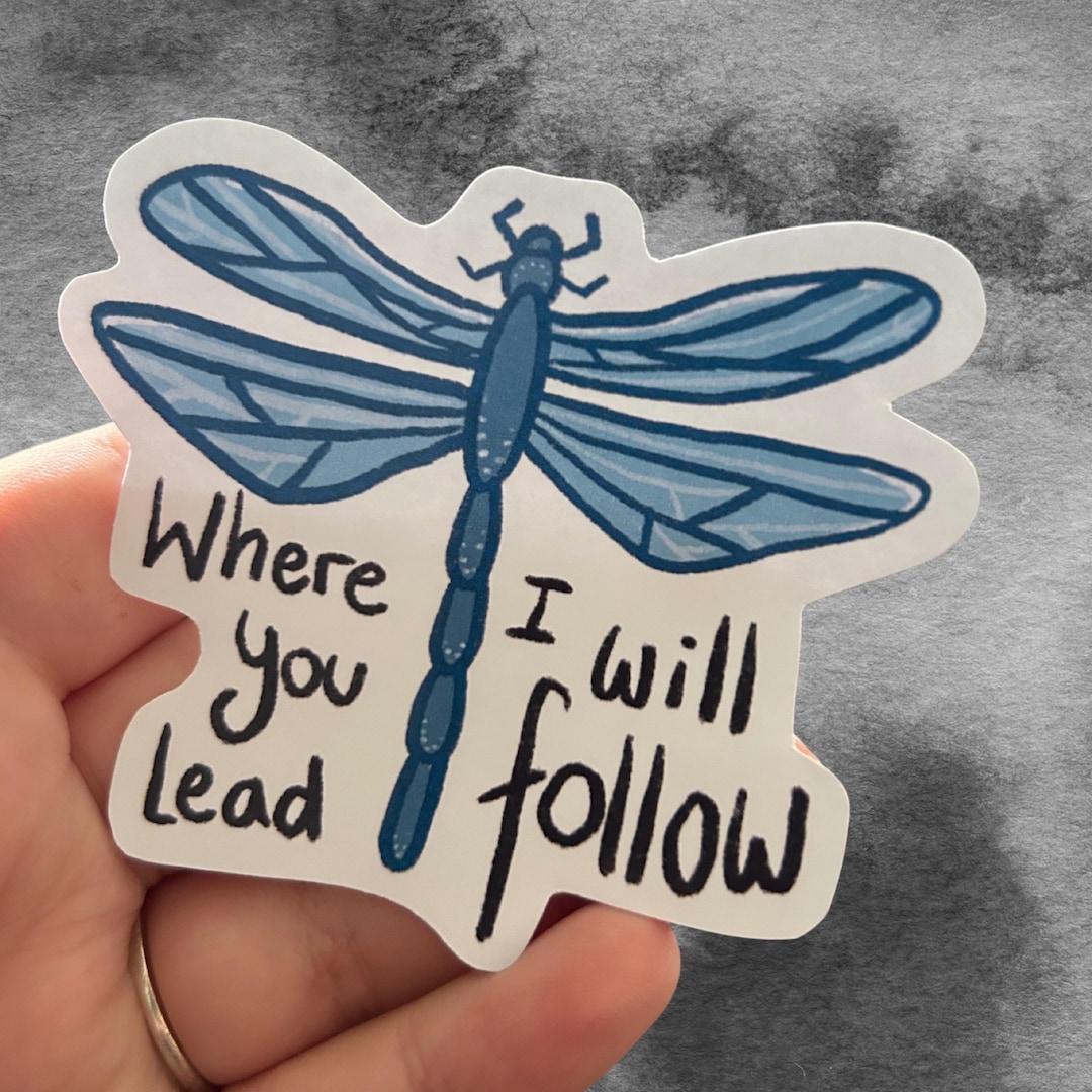 Where You Lead I Will Follow, Gilmore Girls Style Sticker, Coffee Lover ...