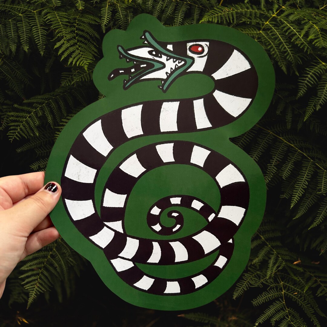GIANT Sandworm Sticker , Burton Style 11 Inches!!! - Etsy