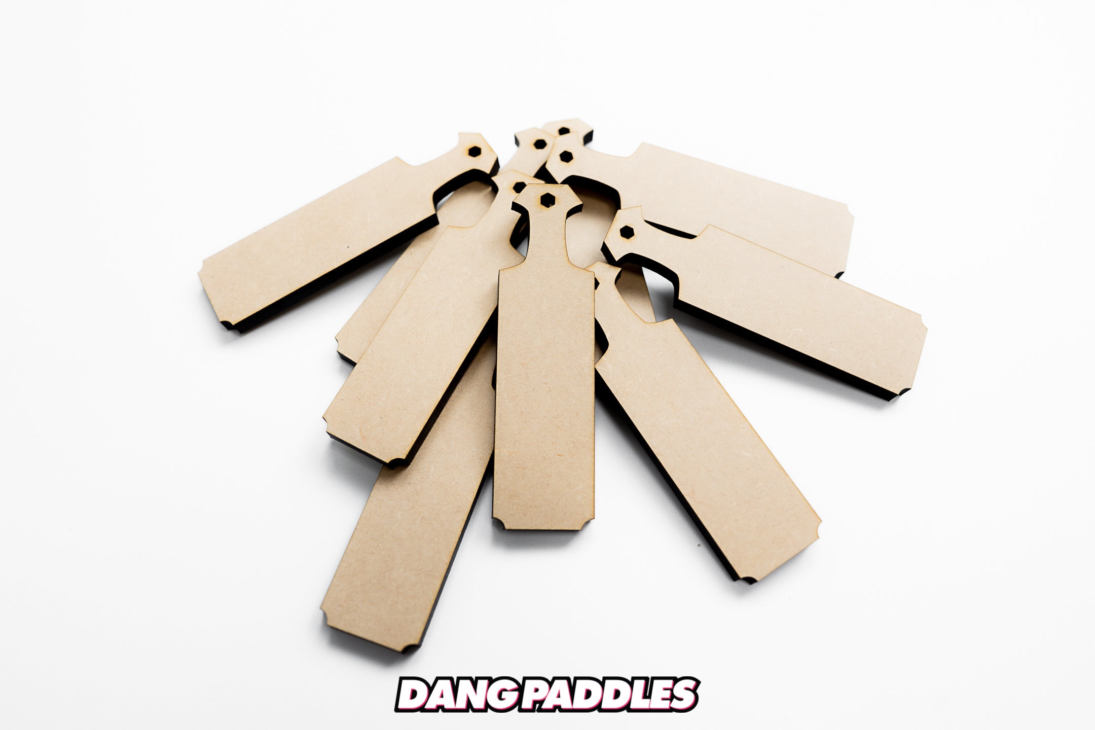 Small 2-6inch Wooden Greek Paddle Key Chain Tiki With Hole | Etsy