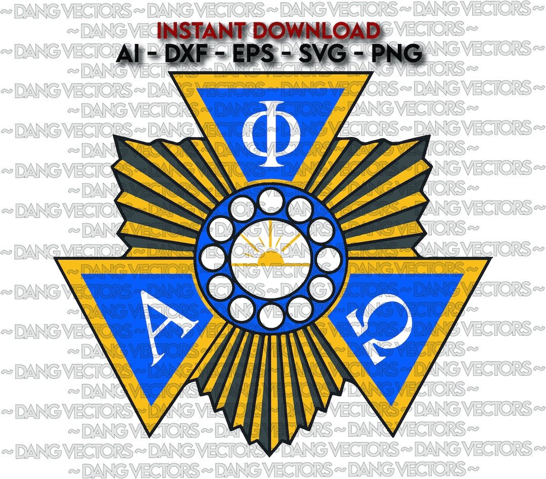 Vector File - Color Alpha Phi Omega Shield - Arms Coat Crest Print ...
