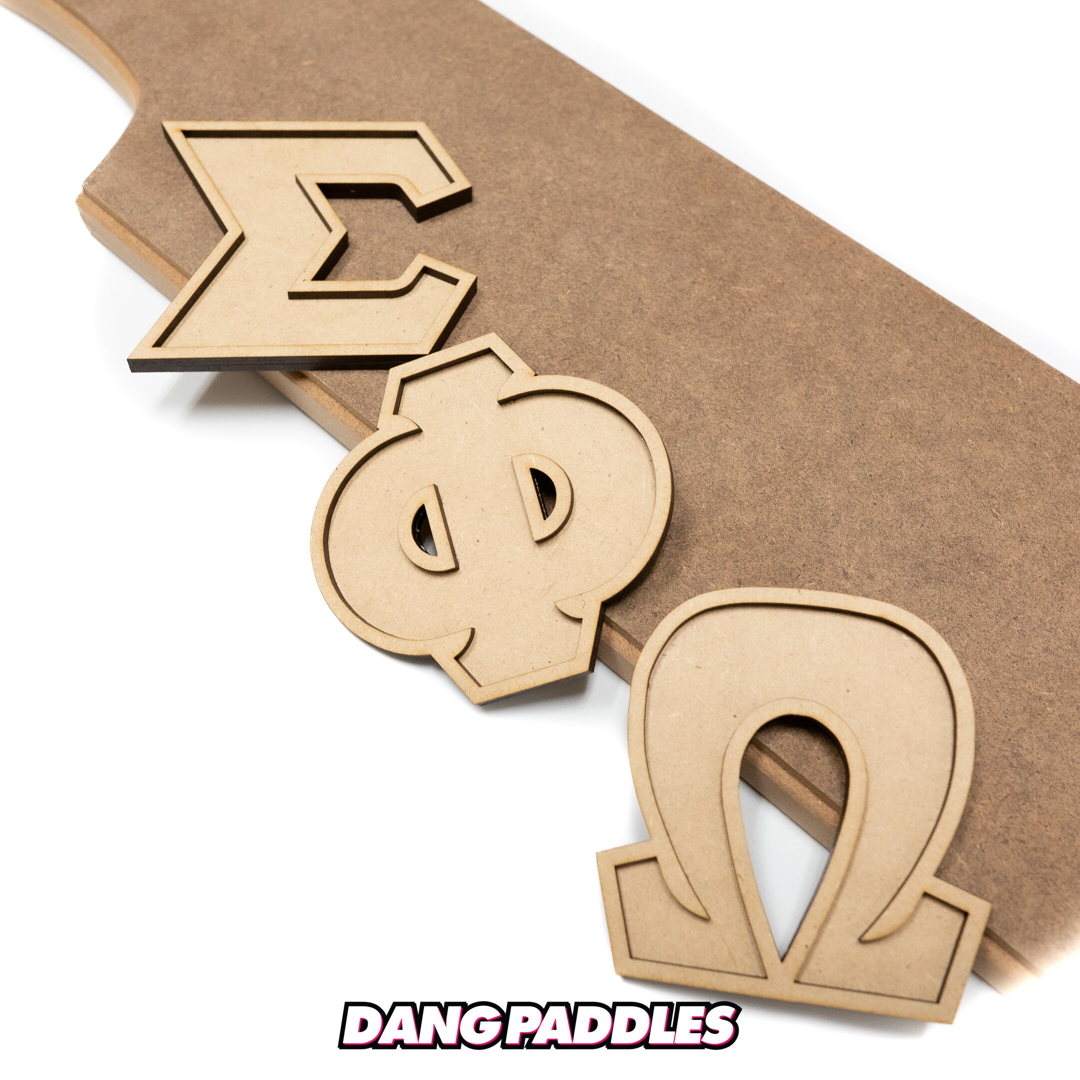 V5 - Double Stacked Block Wooden Greek Alphabet Letter Word for ...