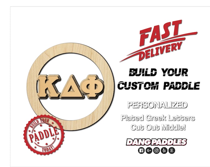 V5 - Double Stacked Block Wooden Greek Alphabet Letter Word for ...