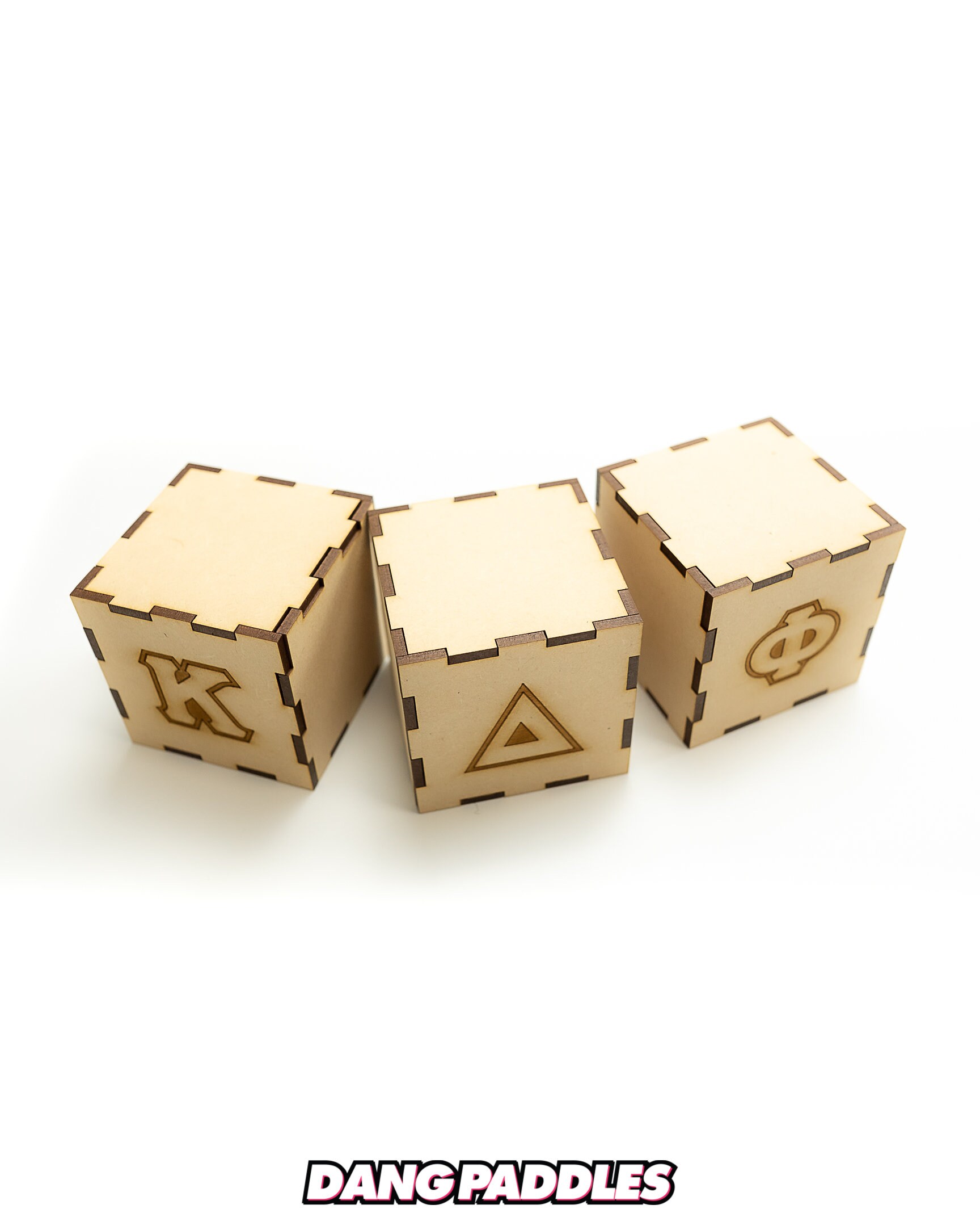 Greek Boxes for Sorority Fraternity Lasered Unfinished Table | Etsy