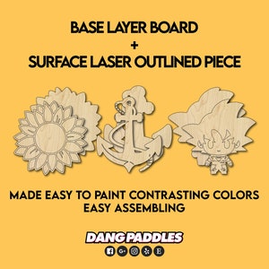 Build Your Custom Shape Paddle - Crest Character Item - Personalized ...