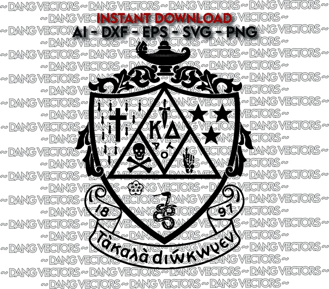 Vector File - Kappa Delta Crest - Arms Coat Shield - Print Download ...