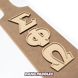 V5 - Double Stacked Block Wooden Greek Alphabet Letter Word for ...