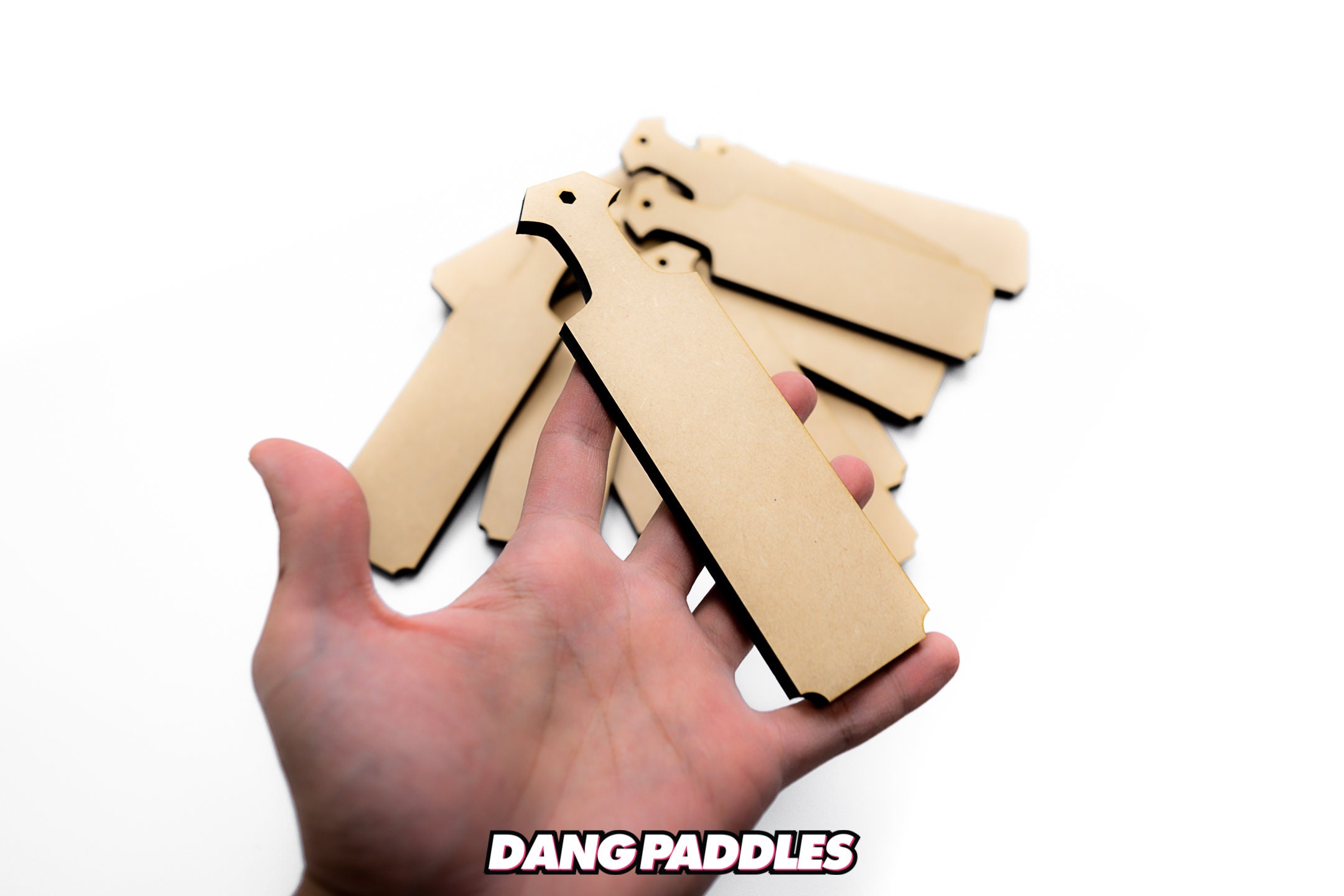 Small 2-6inch Wooden Greek Paddle Key Chain Tiki With Hole | Etsy