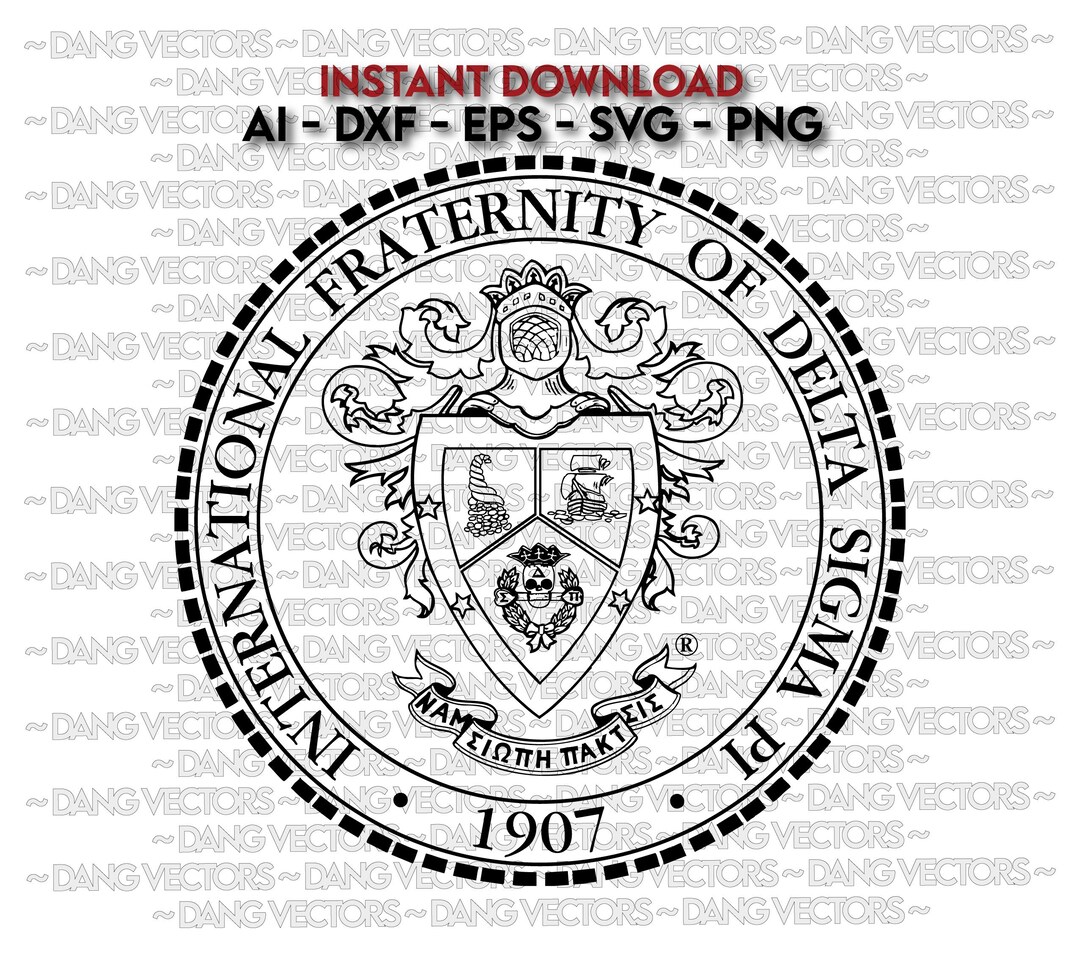 Official - Vector File - Delta Sigma Pi Crest 2 - Arms Coat Shield ...
